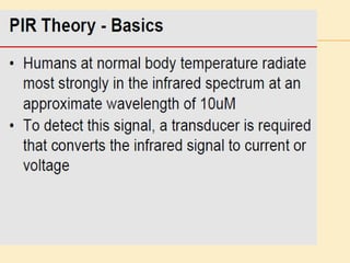 Pir based lighting control | PPTX