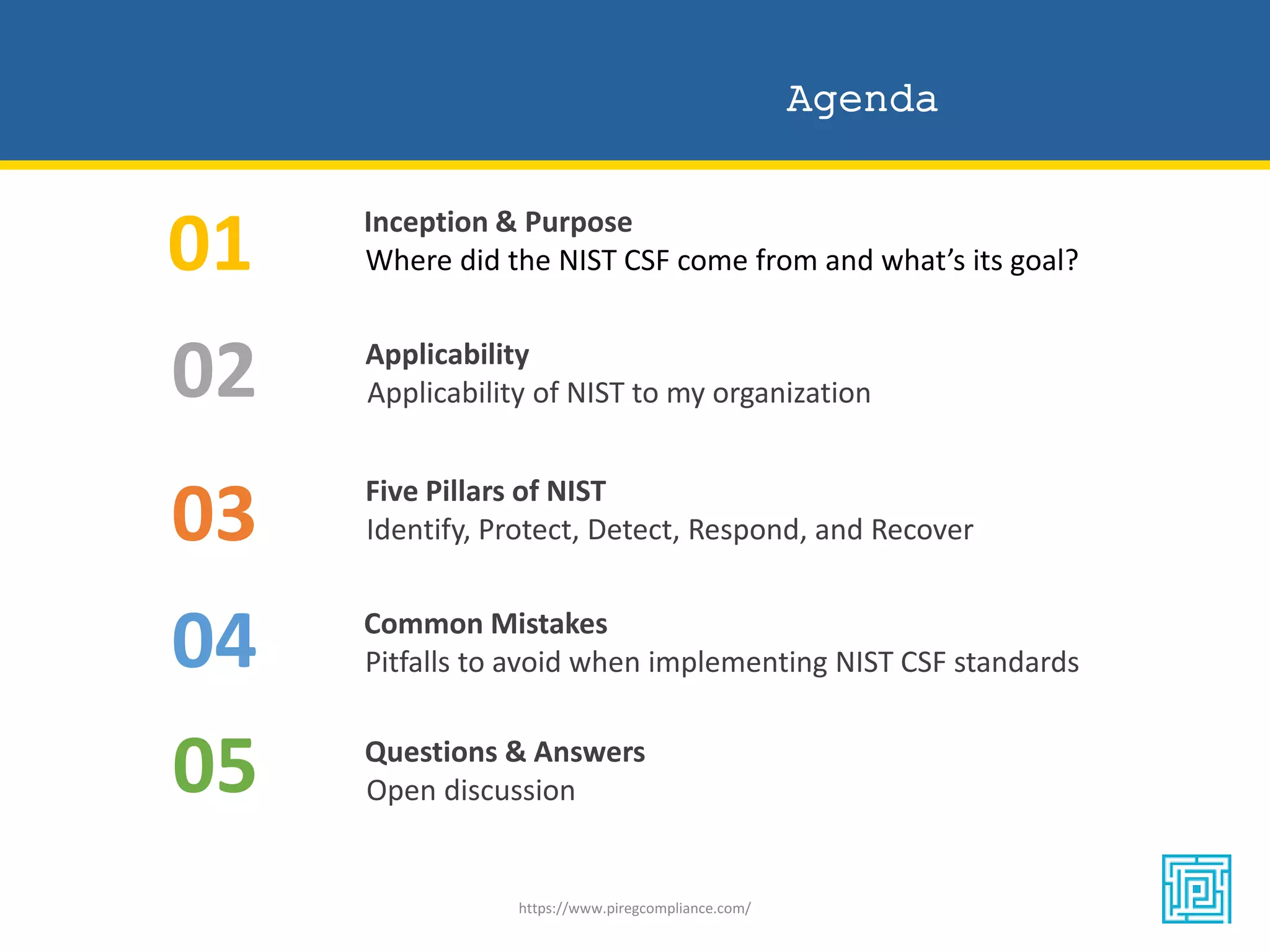 How to implement NIST cybersecurity standards in my organization | PPTX