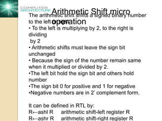 Shift Microoperations by Pir Sarfraz RSDT larkana | PPT