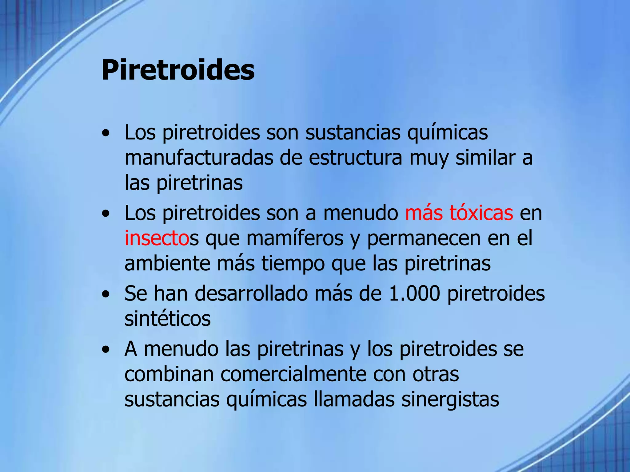 Piretrinas Y Peritroides | PPTX