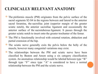 PIRIFORMIS SYNDROME P0wer point presentation | PPTX