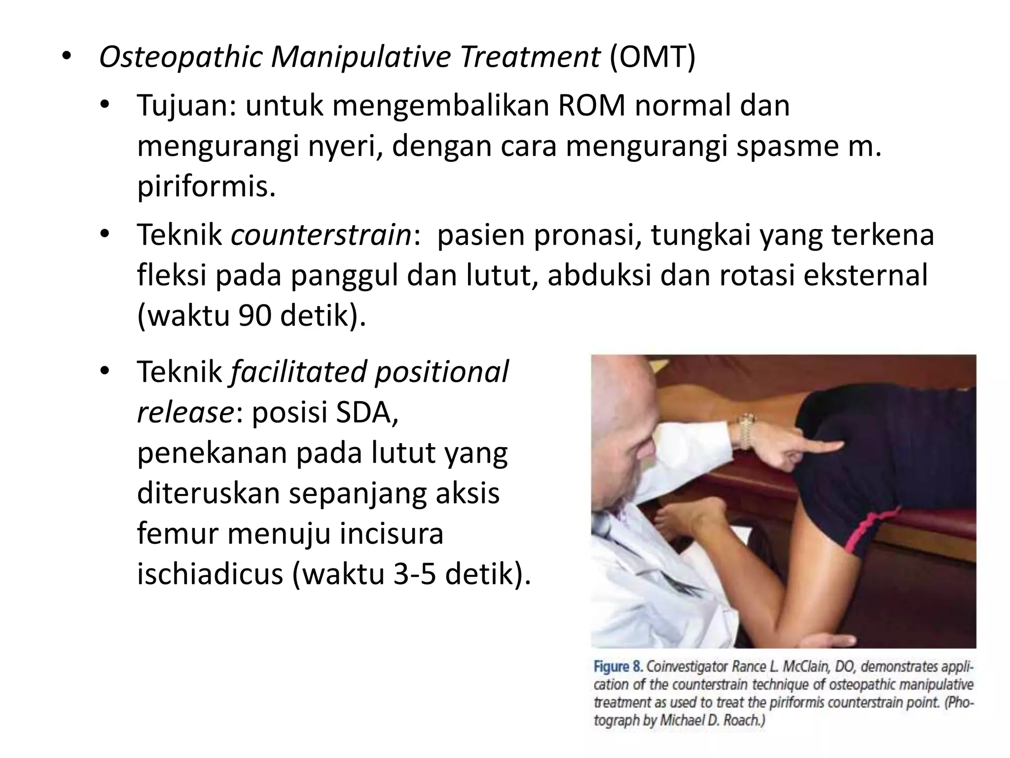 Piriformis Syndrome, Lumbar Spinal Stenosis, Lumbar Facet Joint Pain | PPTX