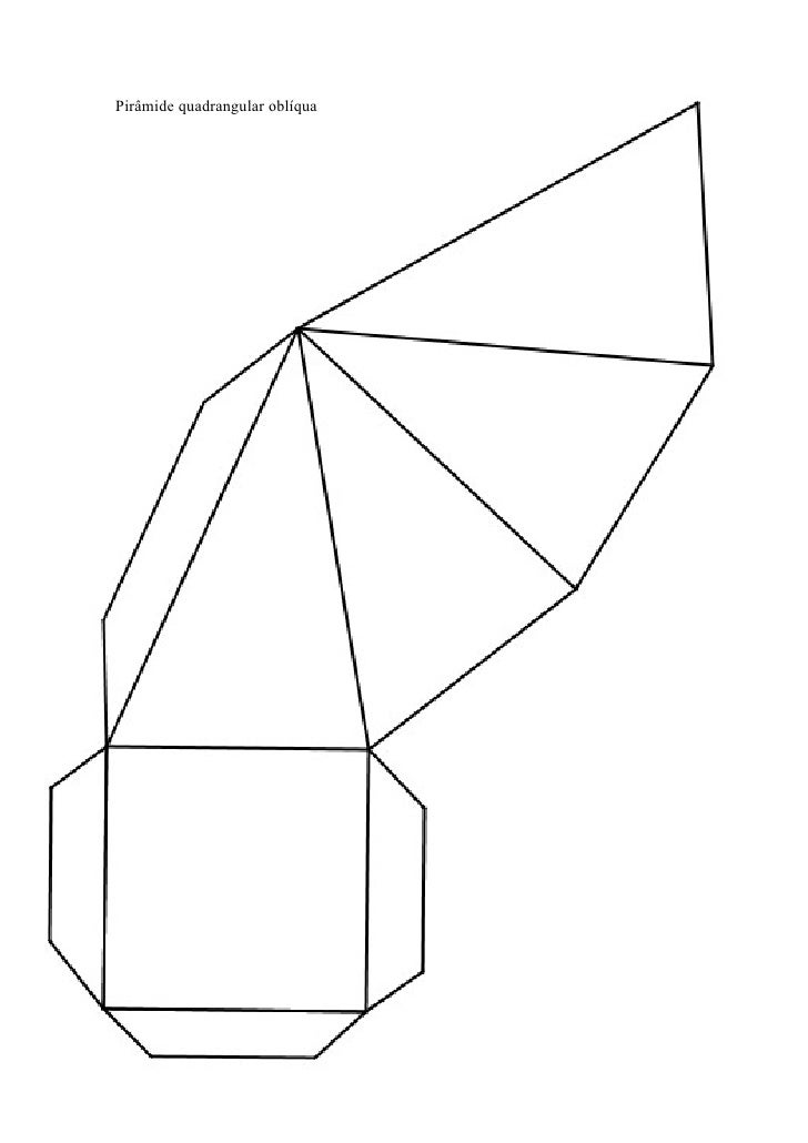 Pirâmide quadrangular oblíqua lig