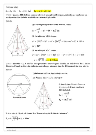Pirâmides questões resolvidas do livro fundamentos de matemática ...