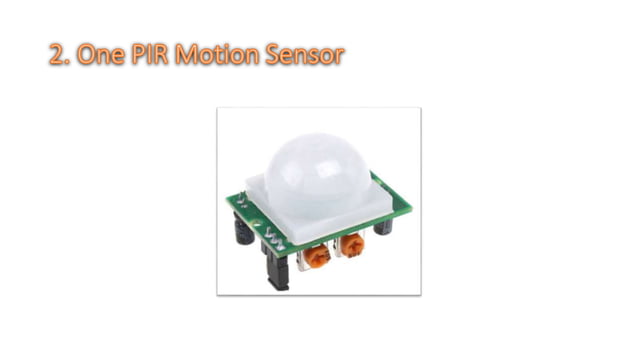 Pir motion sensor with raspberry pi | PPT