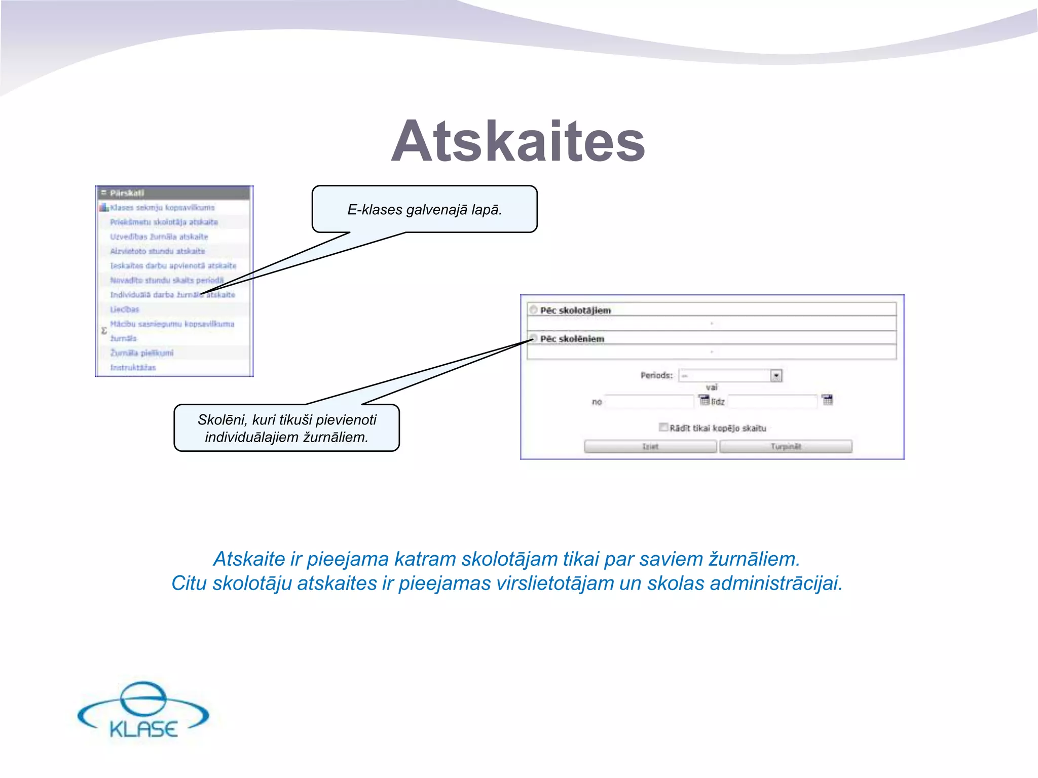 E-klases lietošana pirmsskolas izglītības iestādēs | PPTX