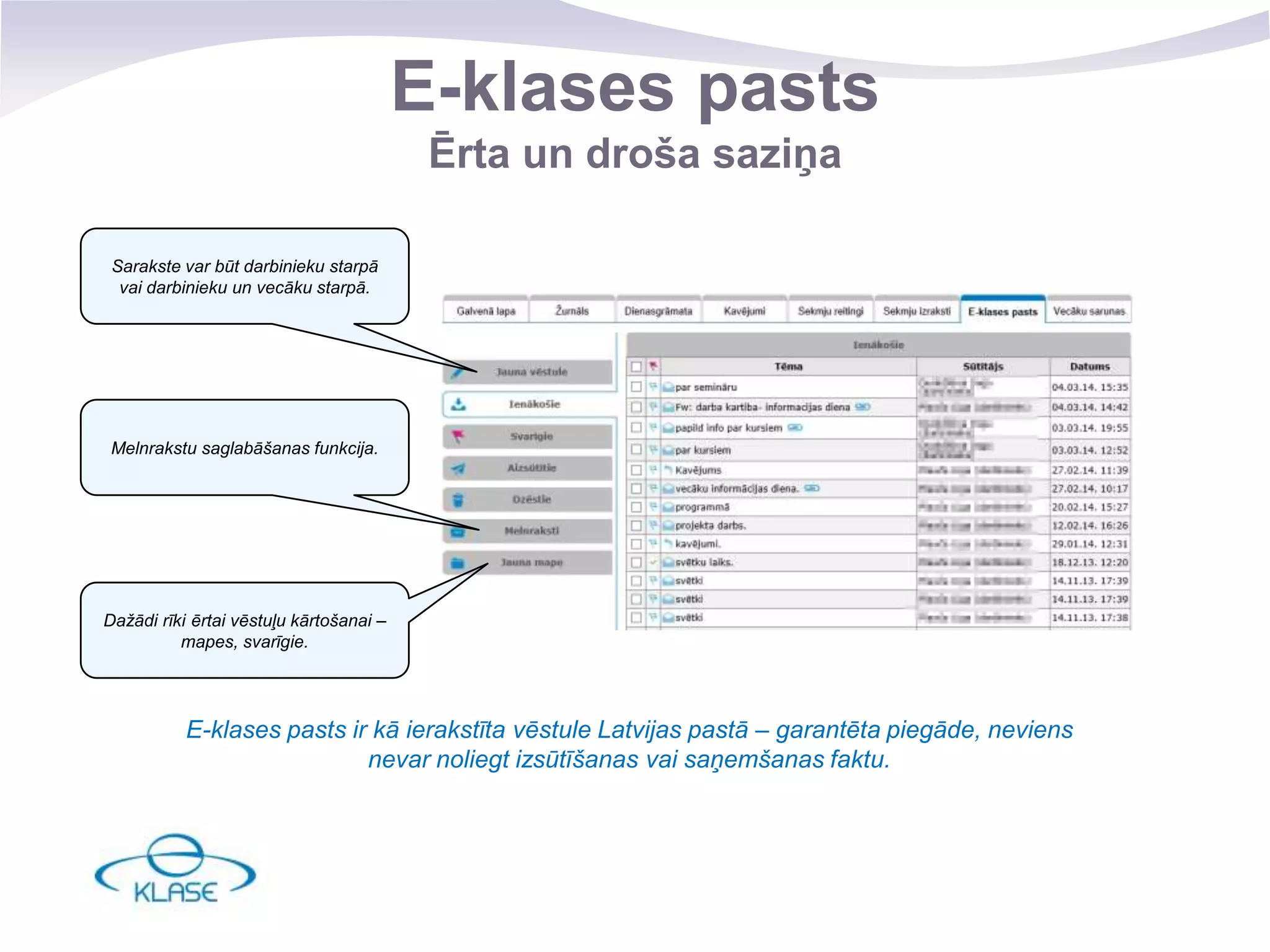 E-klases lietošana pirmsskolas izglītības iestādēs | PPTX