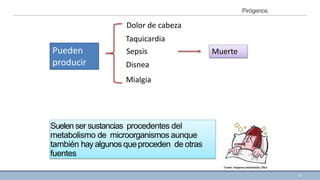 Pirogenos .control (farmacopea) | PPTX