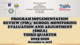 PIR THIRD QUARTER S.Y. 2025-2026....pptx