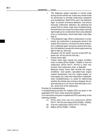 PRIUS 1 DTC | PDF