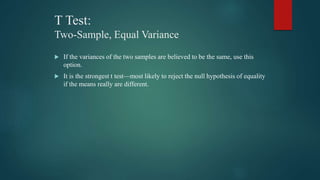 TEST of hypothesis | PPTX