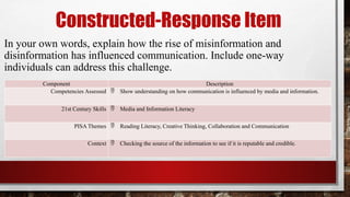 PISA-LIKE-QUESTIONS. sample test for senior high schoolpptx | PPTX