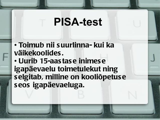 PISA-test | PPT
