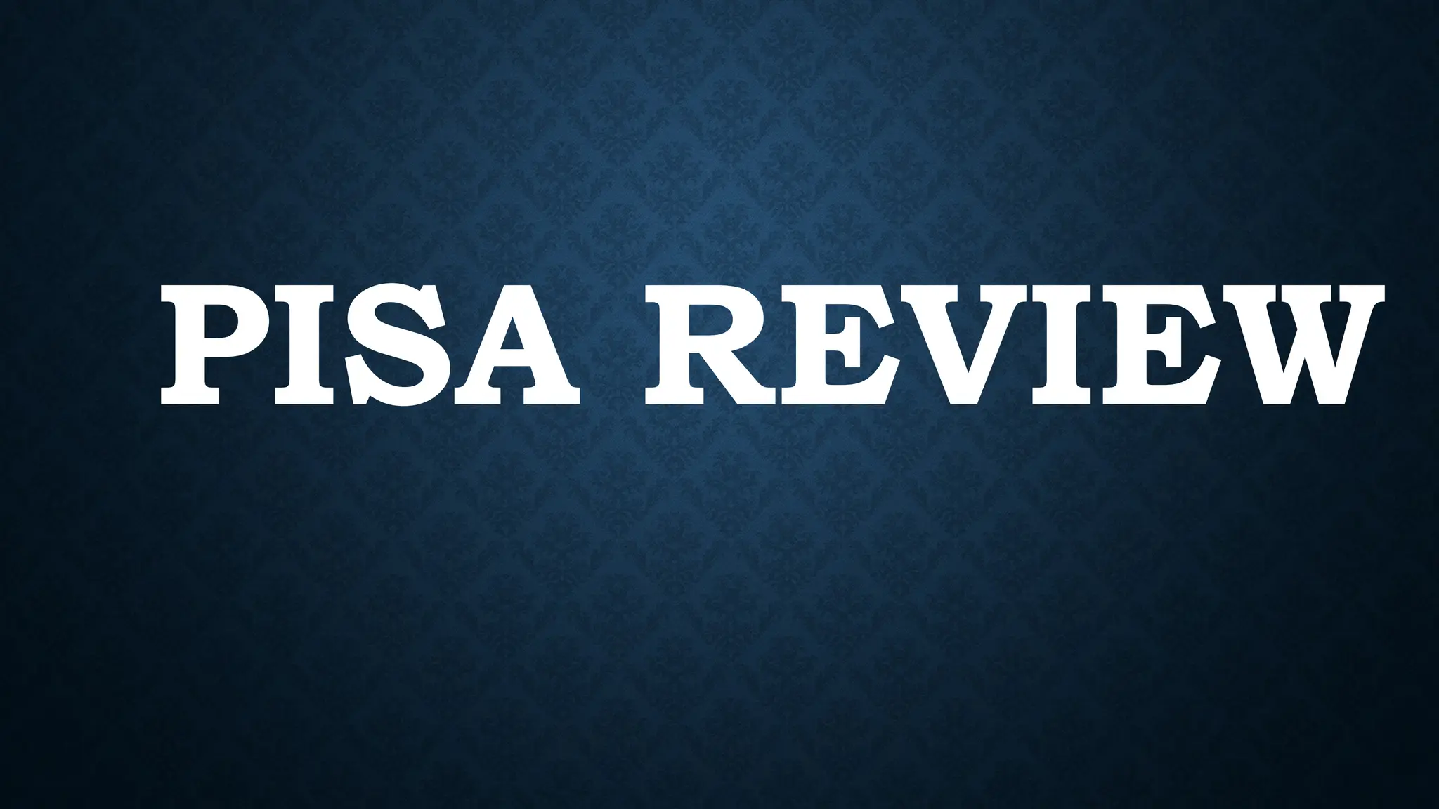 PISA 2ND review presentation for grade 7 | PPTX