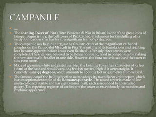 Pisa complex | PPTX | Design | Fine Art