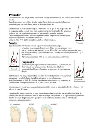 Pisada zapatillas | PDF