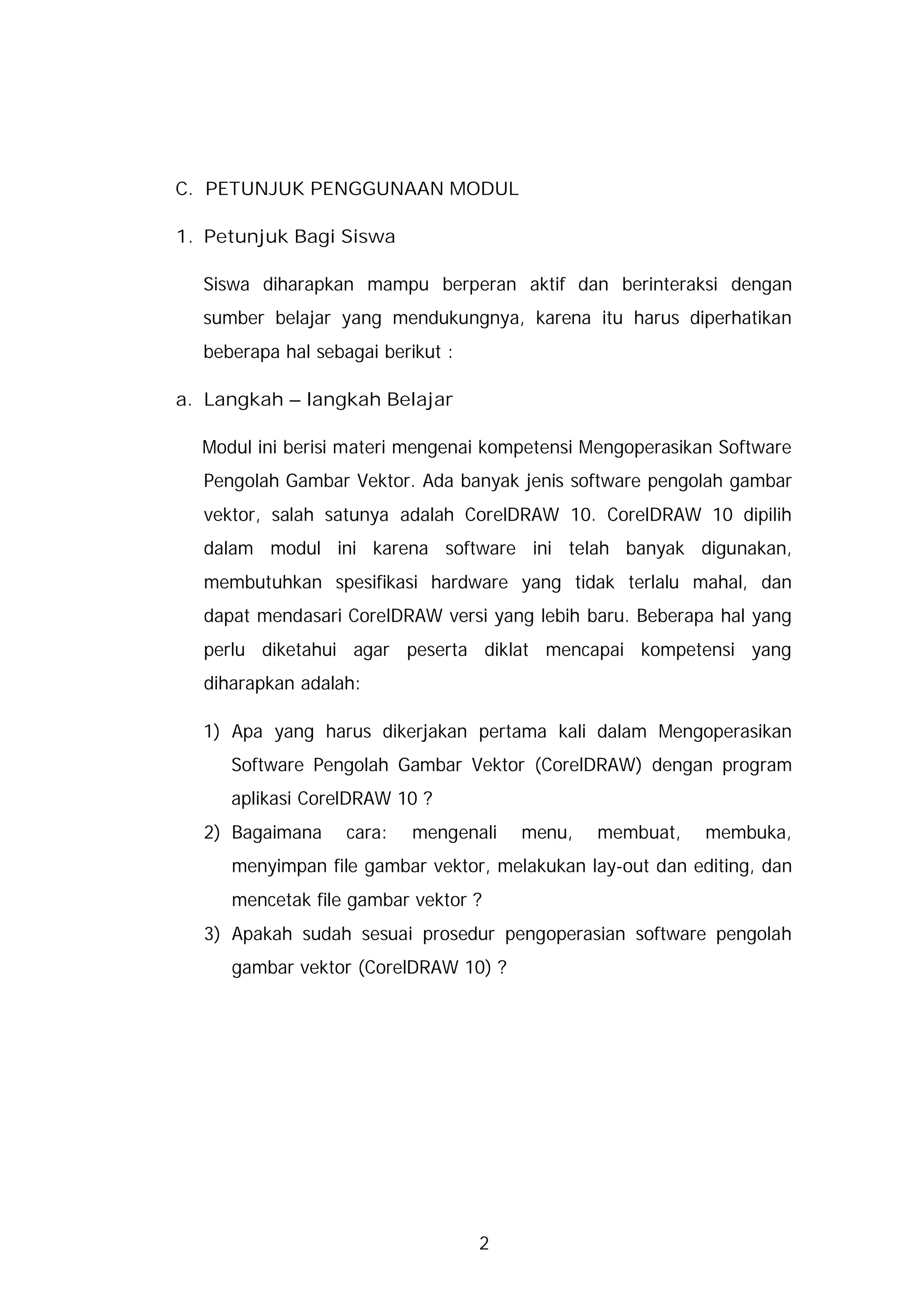 SOFTWARE PENGOLAH GAMBAR VECTOR | PDF