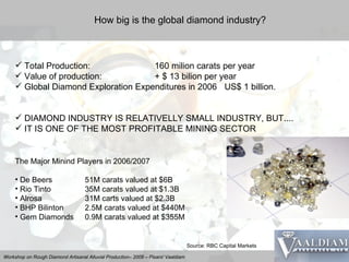 Pisani The Brazilian Reality Of The Diamond Small Scale Mining | PPT