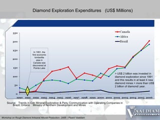 Pisani The Brazilian Reality Of The Diamond Small Scale Mining | PPT