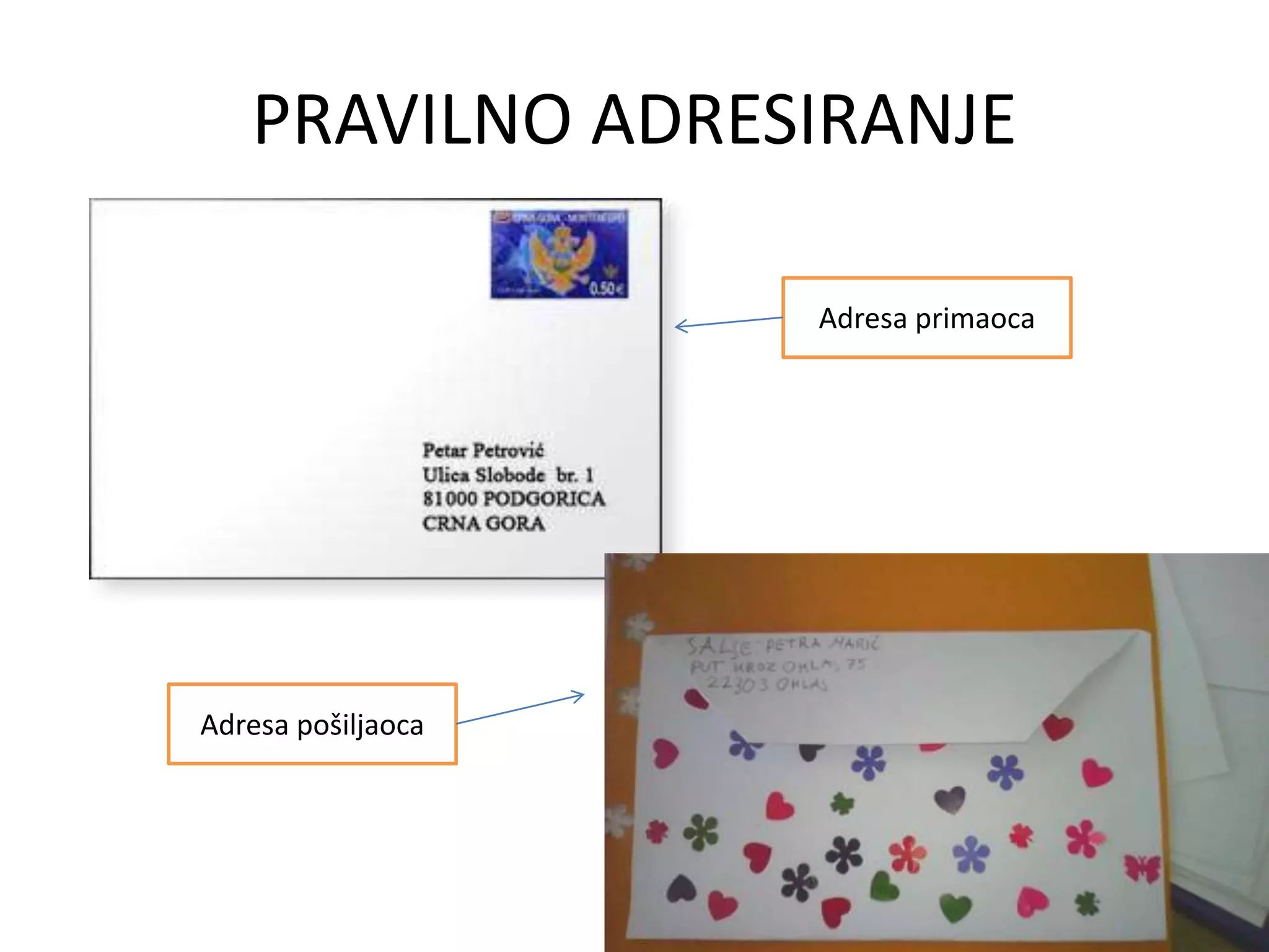 pisanje pisma | PPT