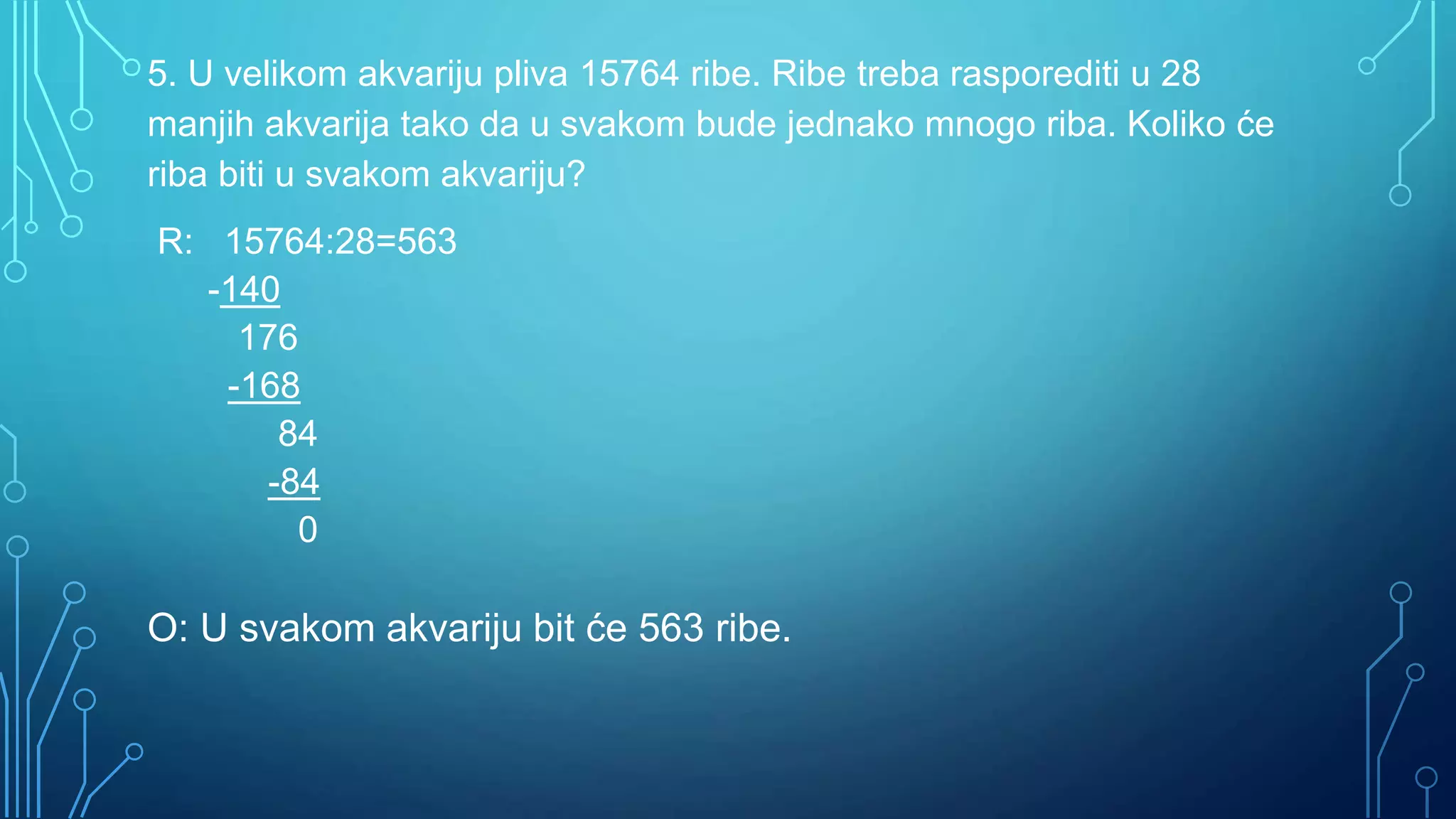 Pisano dijeljenje višeznamenkastog broja dvoznamenkastim | PPTX