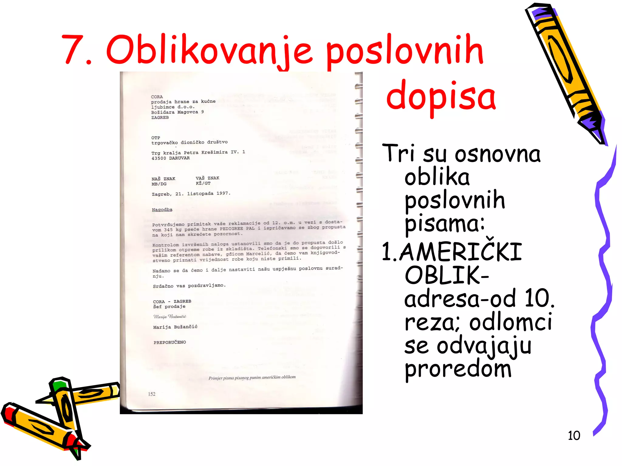 Pisano Poslovno Komuniciranje Ppt | PPT