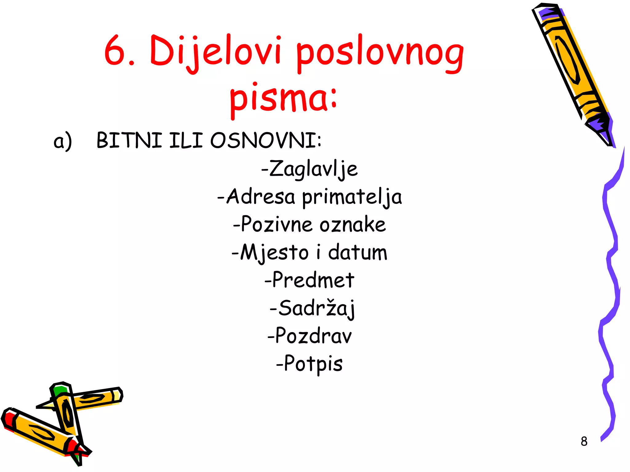 Pisano Poslovno Komuniciranje Ppt | PPT