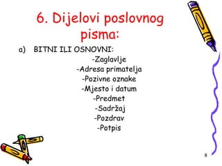 Pisano Poslovno Komuniciranje Ppt | PPT