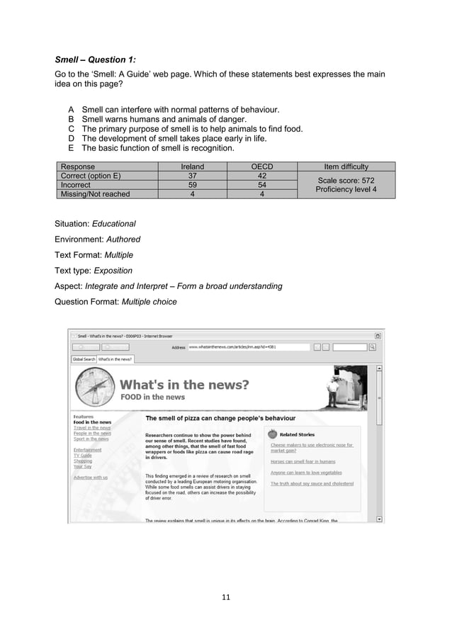 pisa_sample_questions.pdf PISAAA SAMSPM | PDF