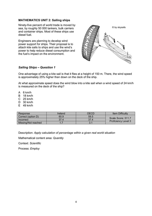 pisa_sample_questions.pdf PISAAA SAMSPM | PDF