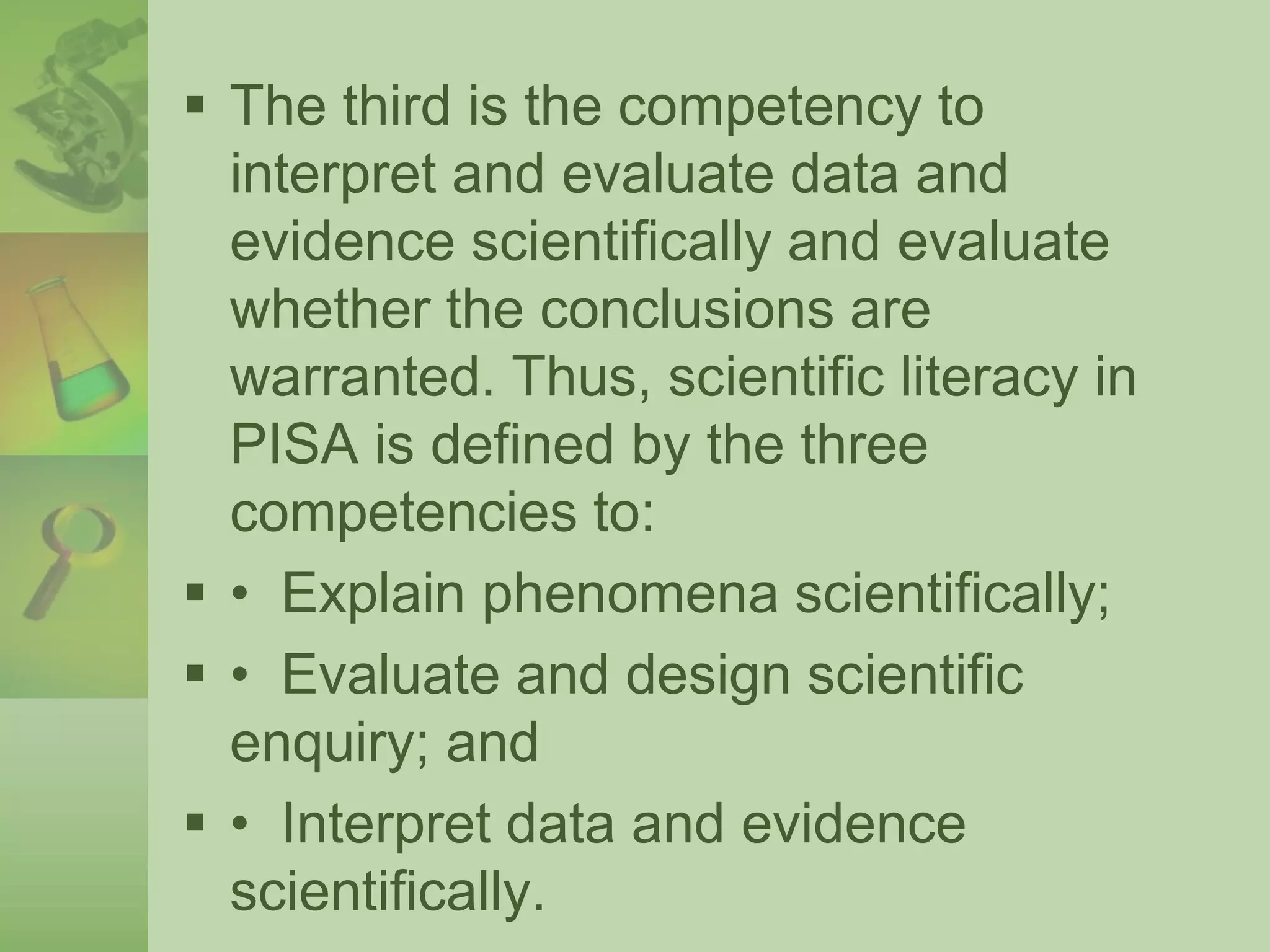 PISA Science Framework | PPTX