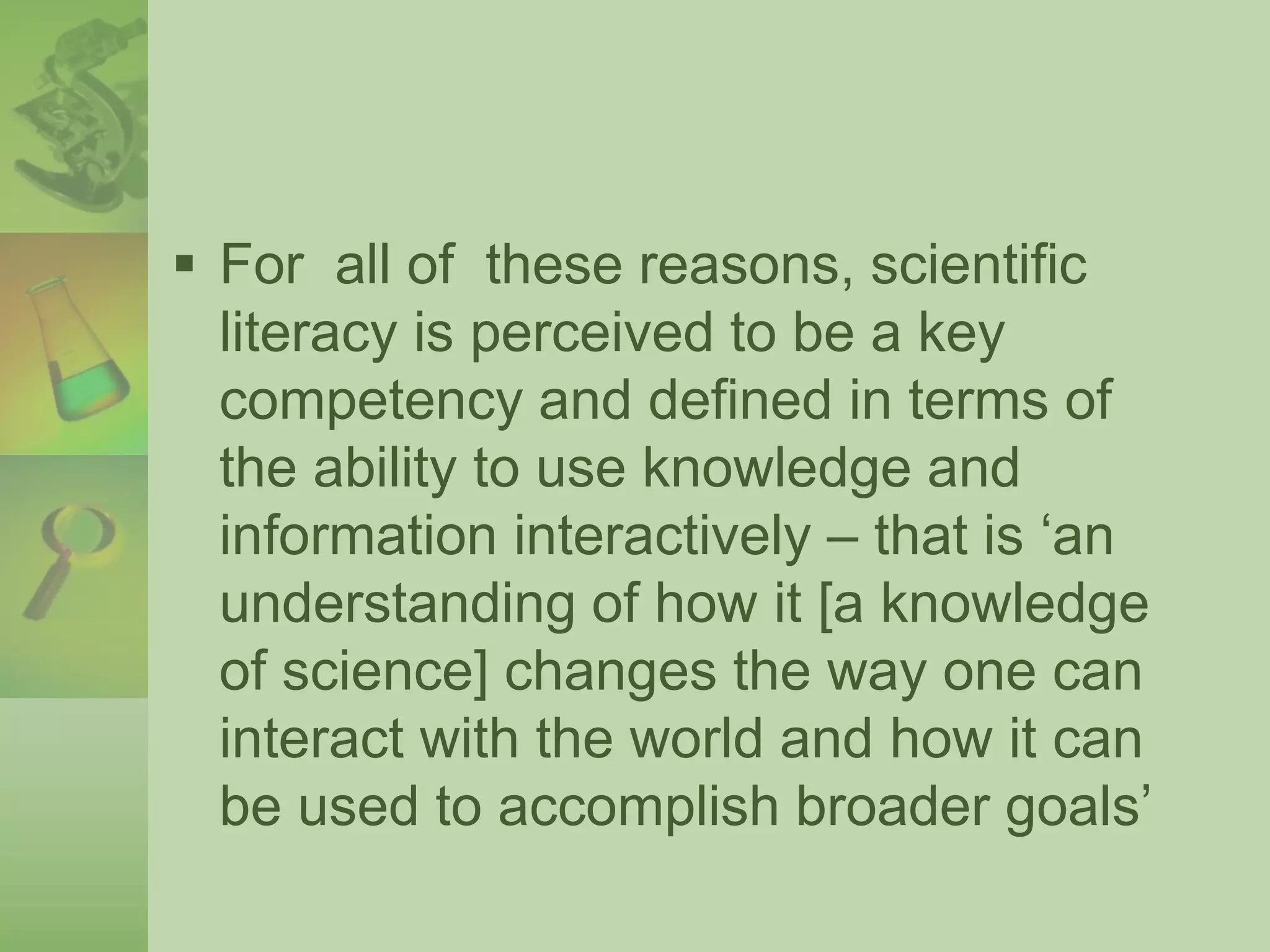 PISA Science Framework | PPTX