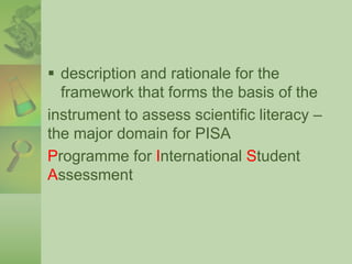 PISA Science Framework | PPTX