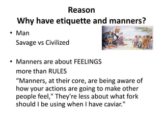 Pisay batch 2013 Etiquette and Manners | PPTX