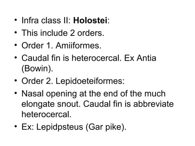 Pisces general characters and classification - copy | PPT | Fish and ...