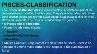 Pisces classication ppt | PPTX