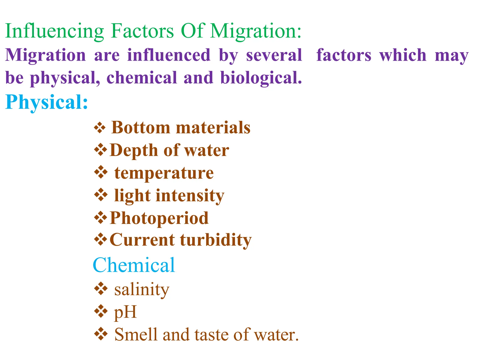 Locomotion in fishes has been classified into three types: Anguilliform ...
