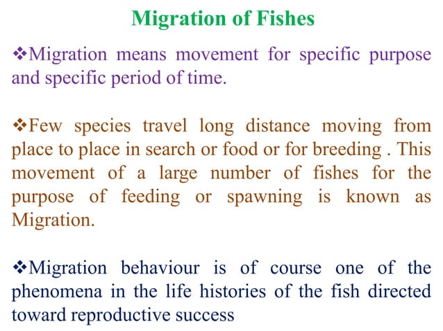 Locomotion in fishes has been classified into three types: Anguilliform ...