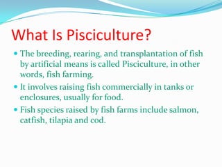 Pisciculture | PPTX