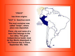 Pisco Is Perú | PPS