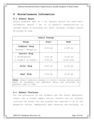 Pises students handbook | PDF | Secondary Education | Education