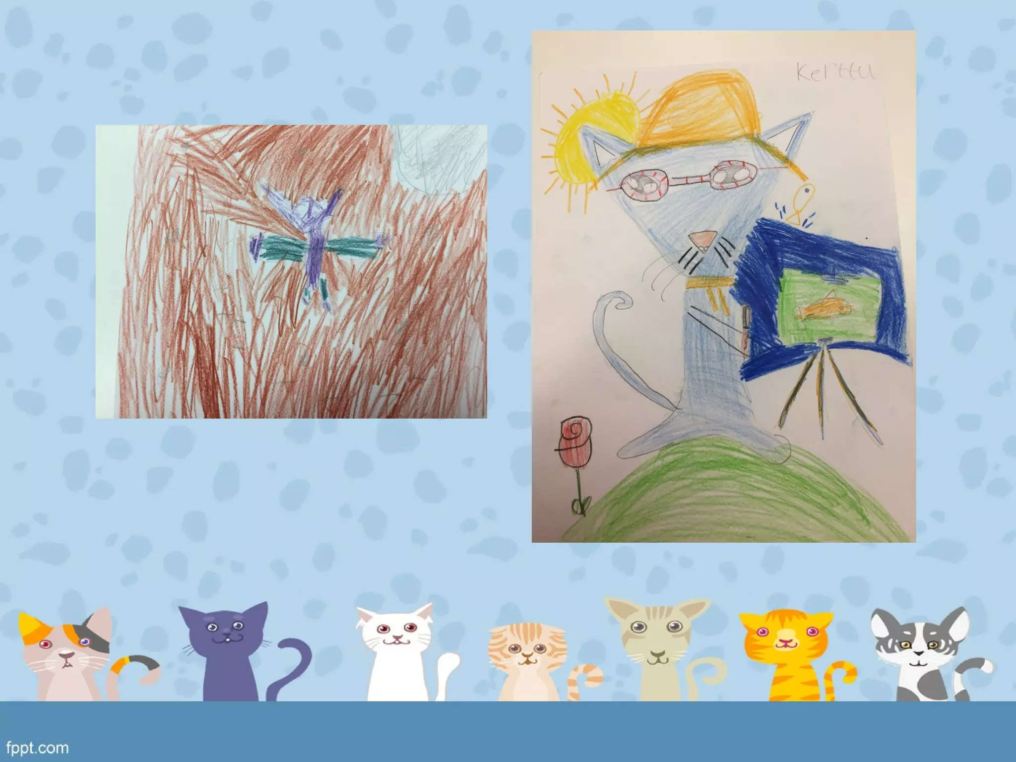 P is for pete the cat drawings | PPT