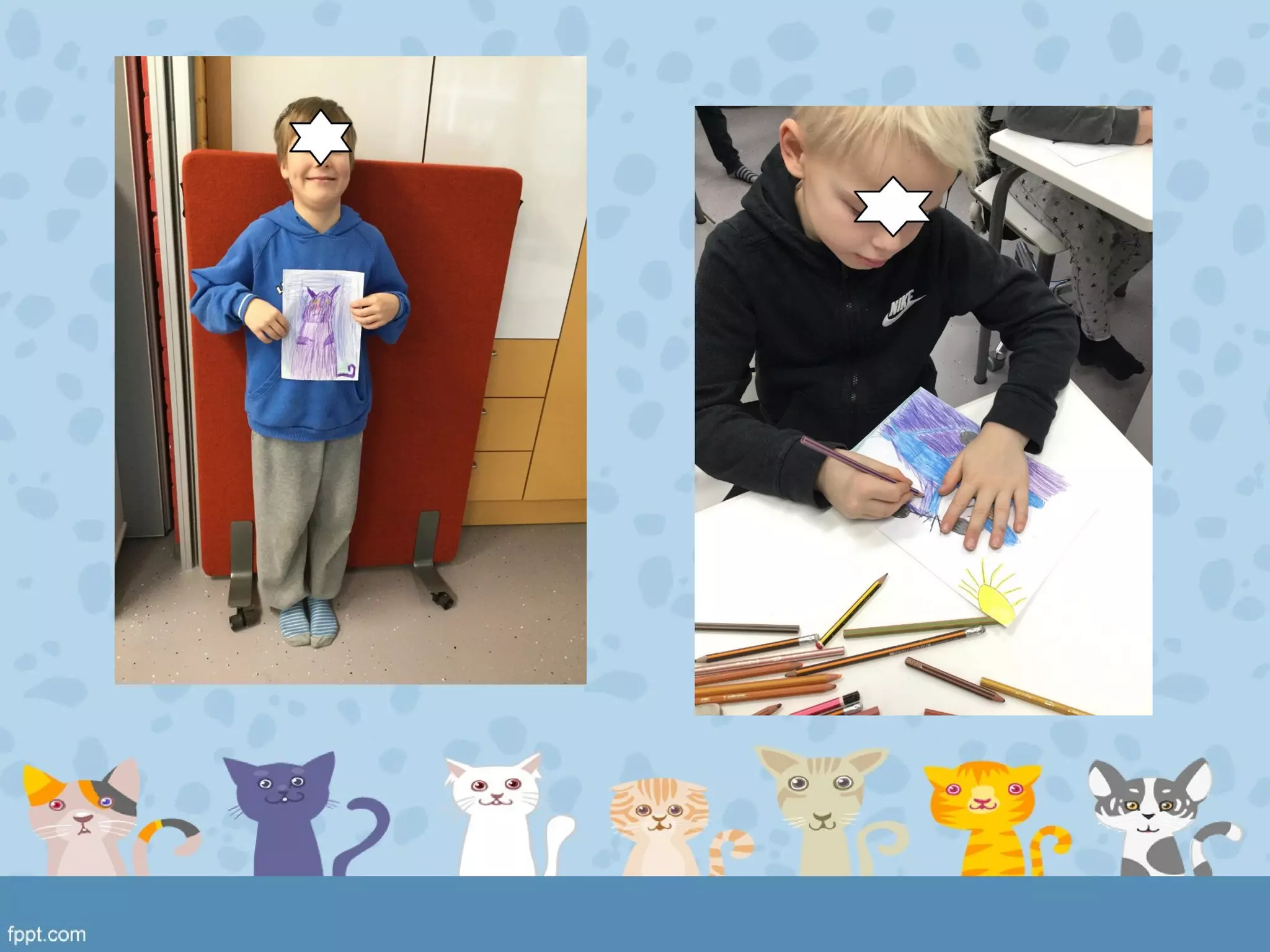 P is for pete the cat drawings | PPT
