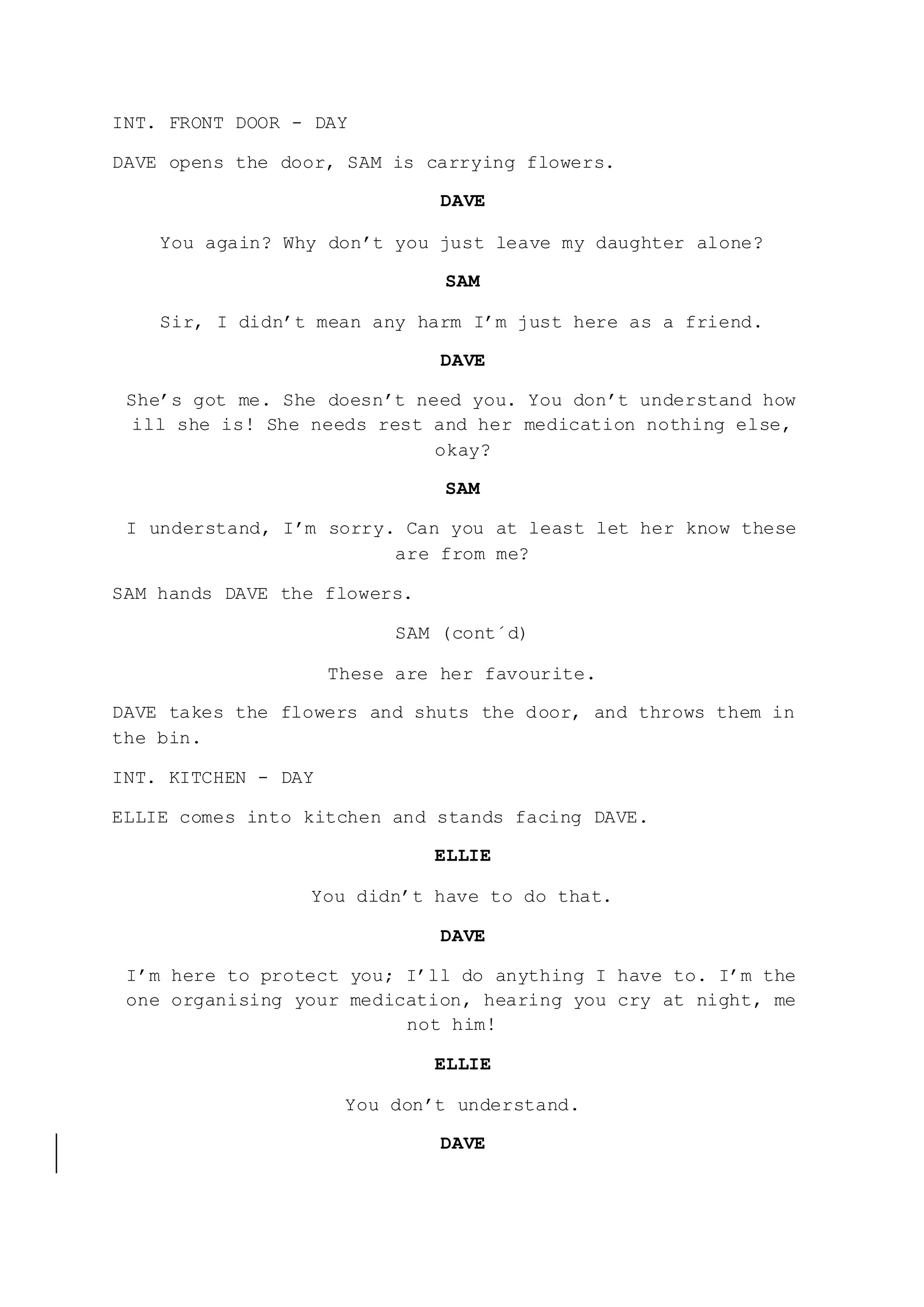 Final Script for PROMISE | PDF