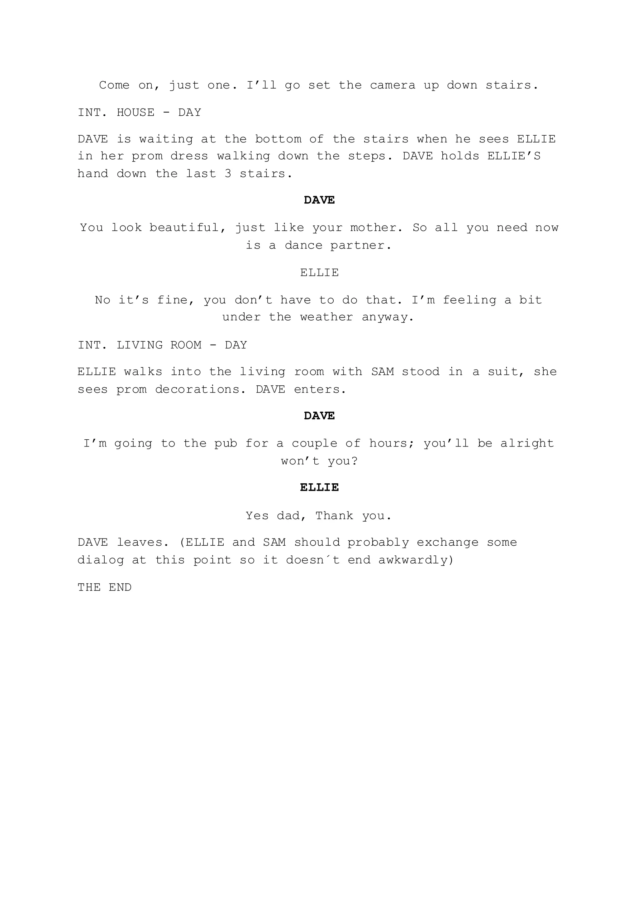 Final Script for PROMISE | PDF