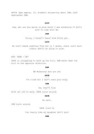 Final Script for PROMISE | PDF