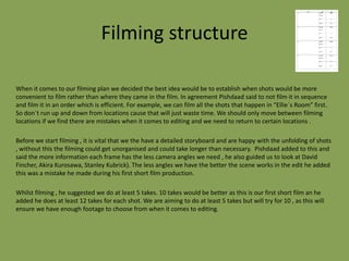 Local film student advice | PPT