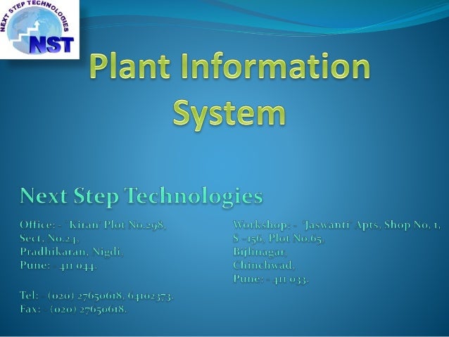 Plant Information System in Pune