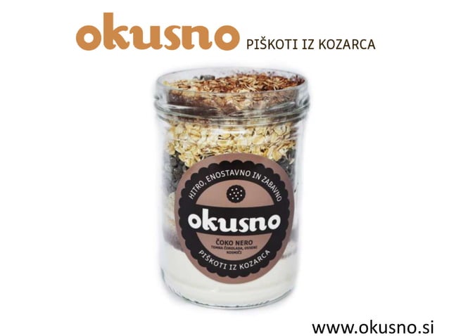 Piškoti iz kozarca - Cookie Mix in a Jar | PPT