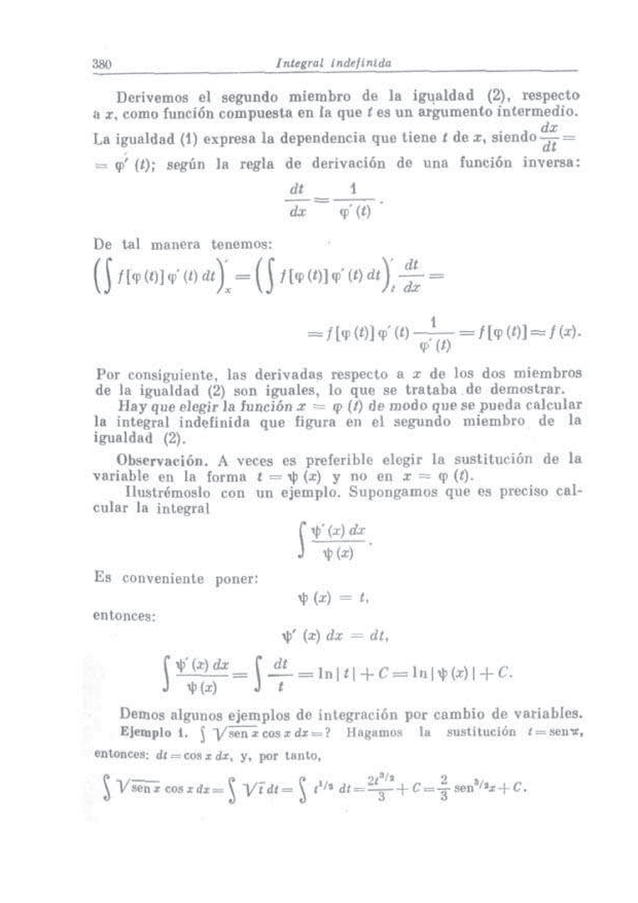 Piskunov cálculo diferencial e integral | PDF